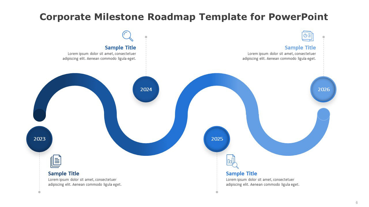Milestone Powerpoint Template