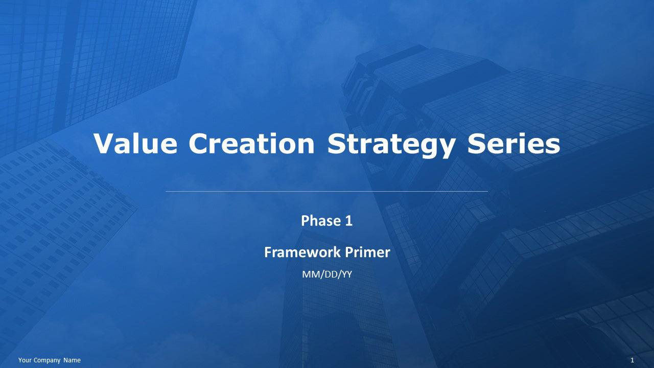 Value Creation Strategy Template – Strateful